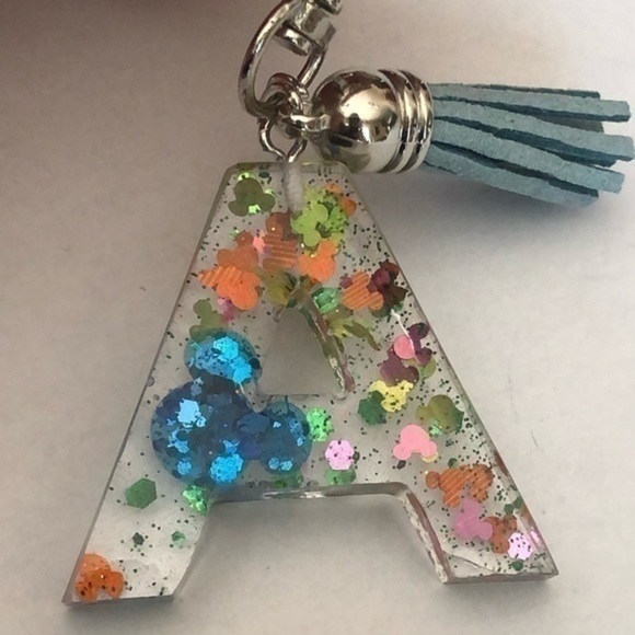 Hand Crafted | Accessories | Handmade A Mickey Mouse Glitter Resin ...